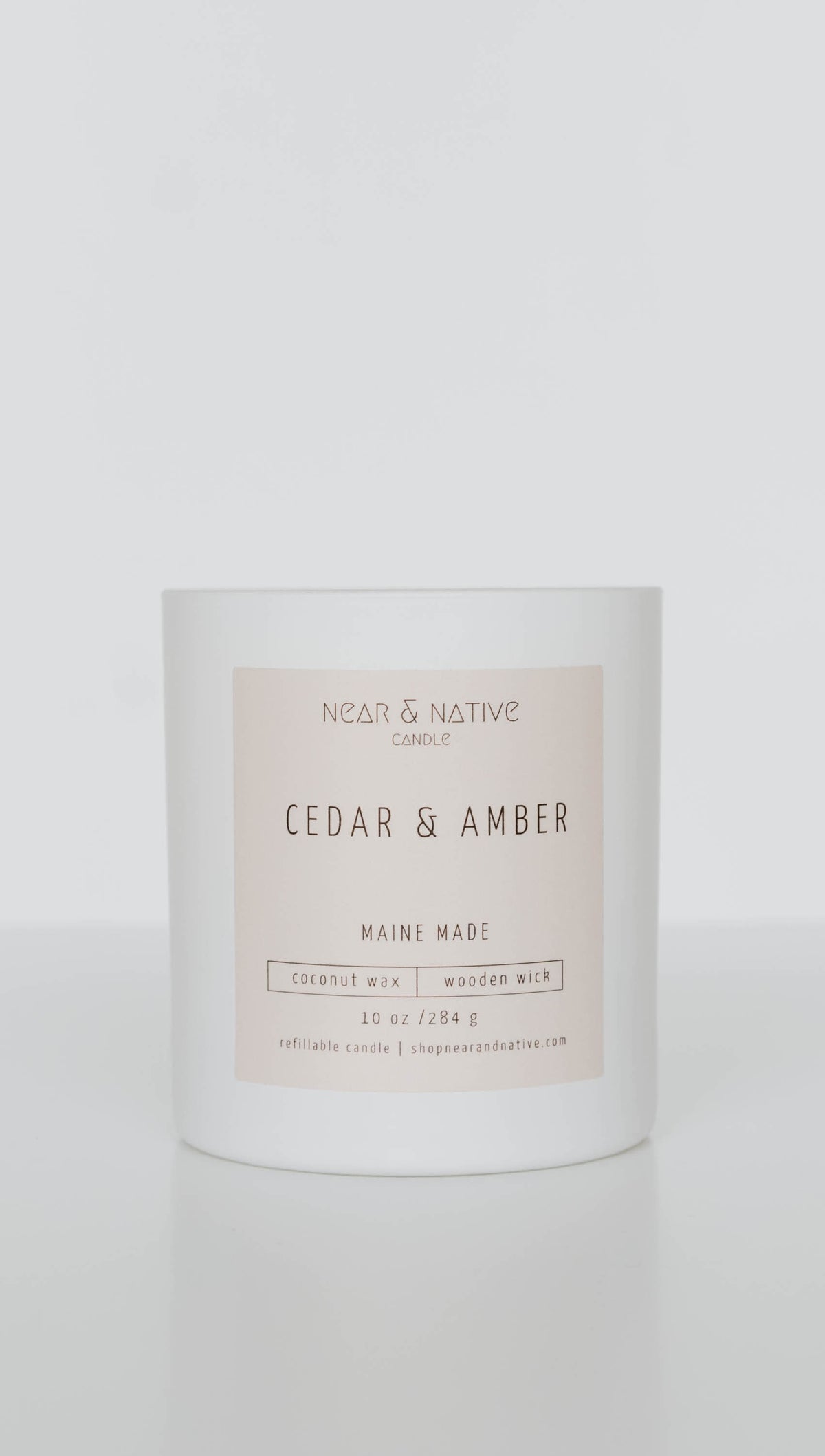 Cedar & Amber Candle | Near & Native