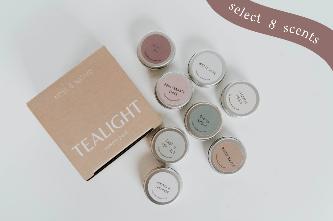 Build Your Own Tea Light Sample Pack | Near & Native