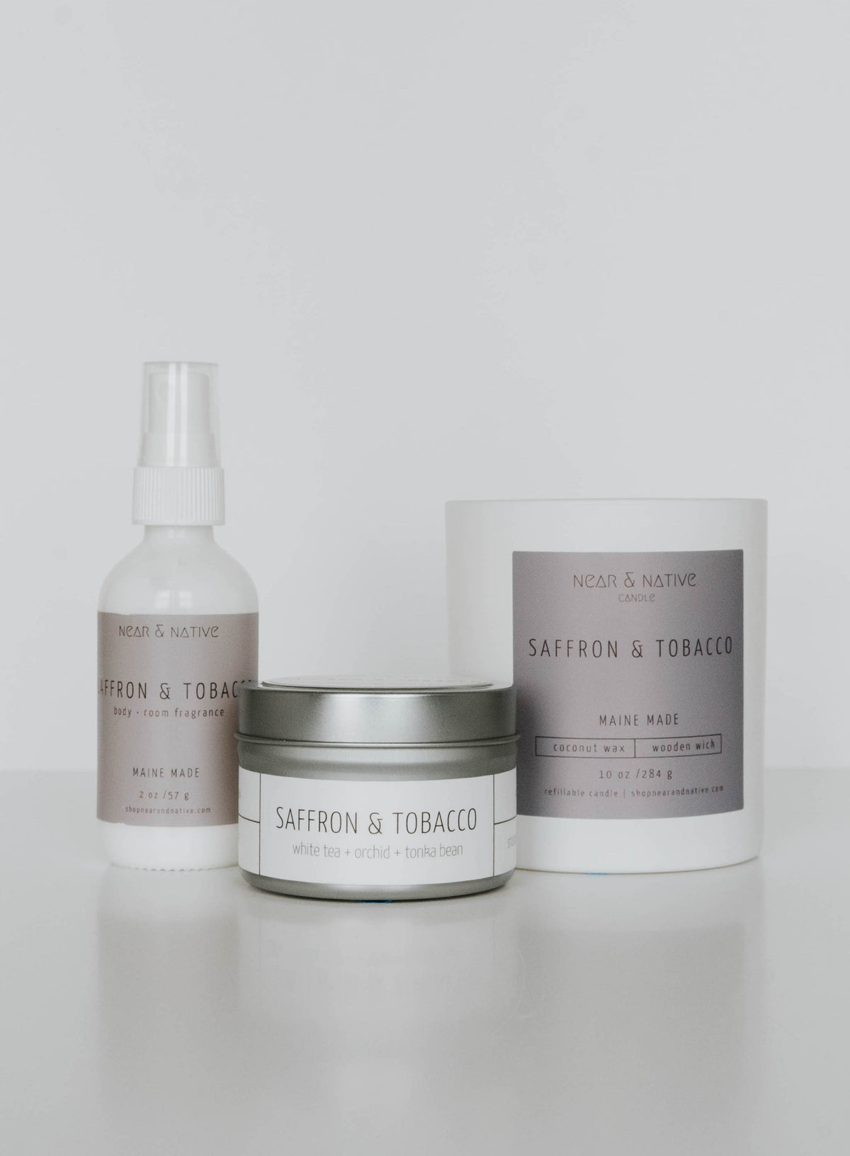 Saffron & Tobacco Fragrance Bundle | Near & Native